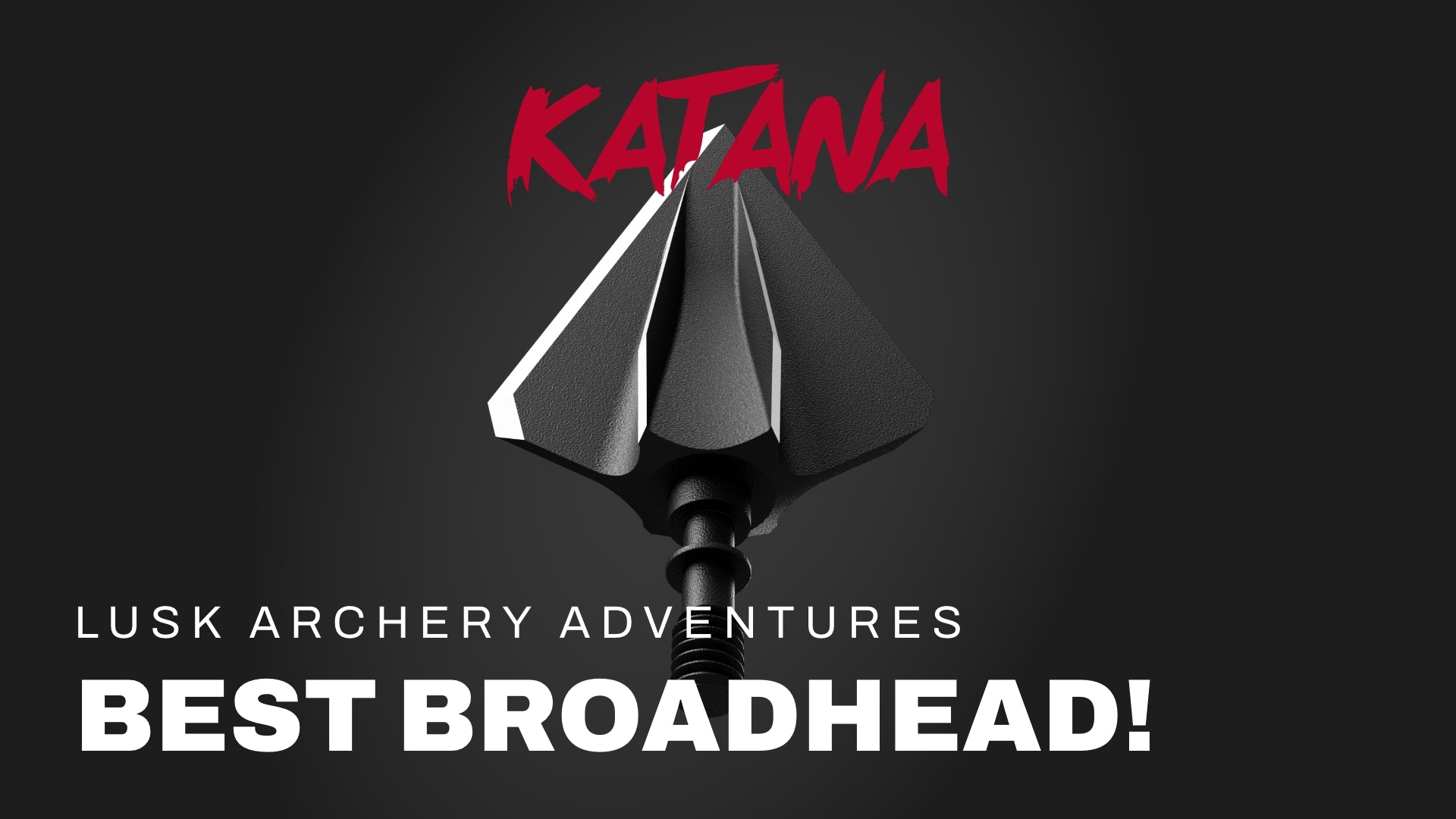 Katana 100 Grain Broadhead – Elite 2-Blade Fixed Broadhead ...